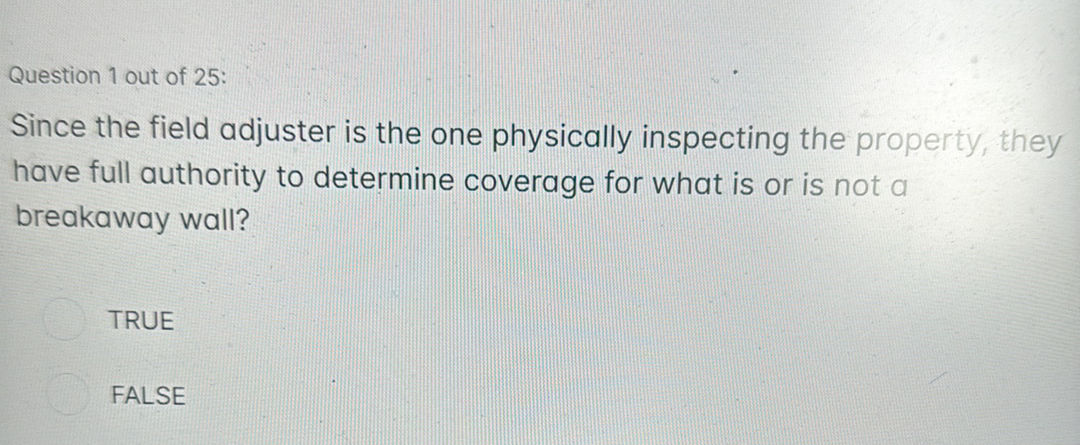 Since the field adjuster is the one | StudyX