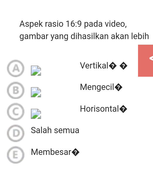 Aspek rasio 16:9 pada video, gambar yang | StudyX