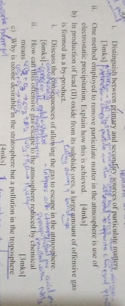 i. Distinguish between primary and secondary | StudyX