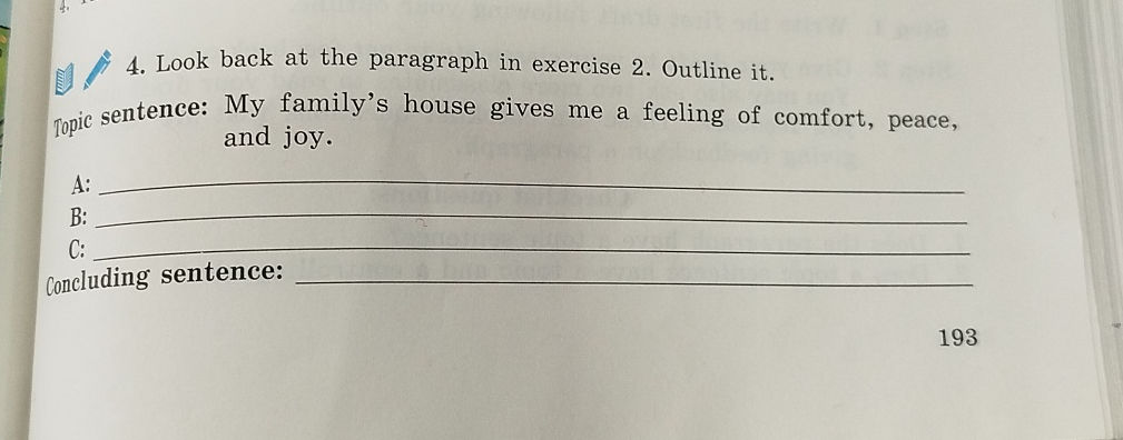 4. Look back at the paragraph in exercise 2. | StudyX