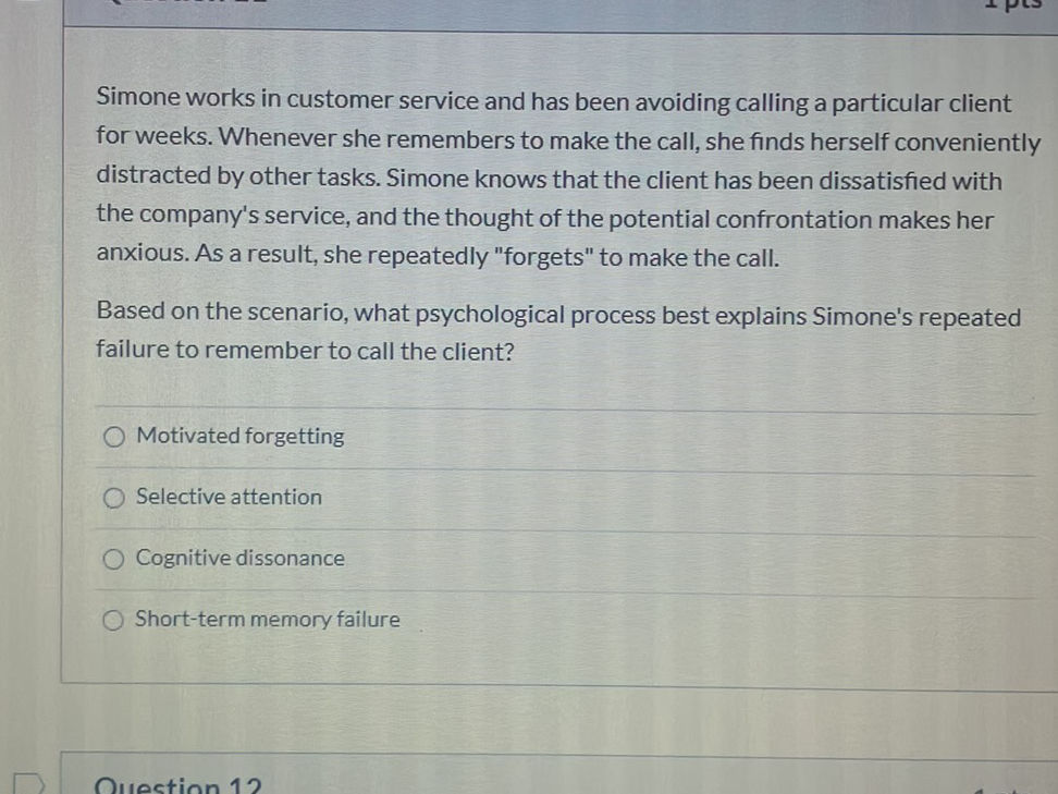 Simone works in customer service and has | StudyX