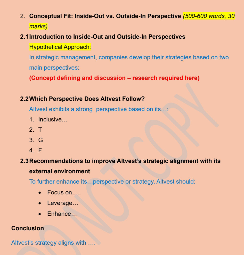 2. Conceptual Fit: Inside-Out vs. | StudyX