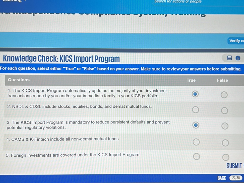1. The KICS Import Program automatically | StudyX