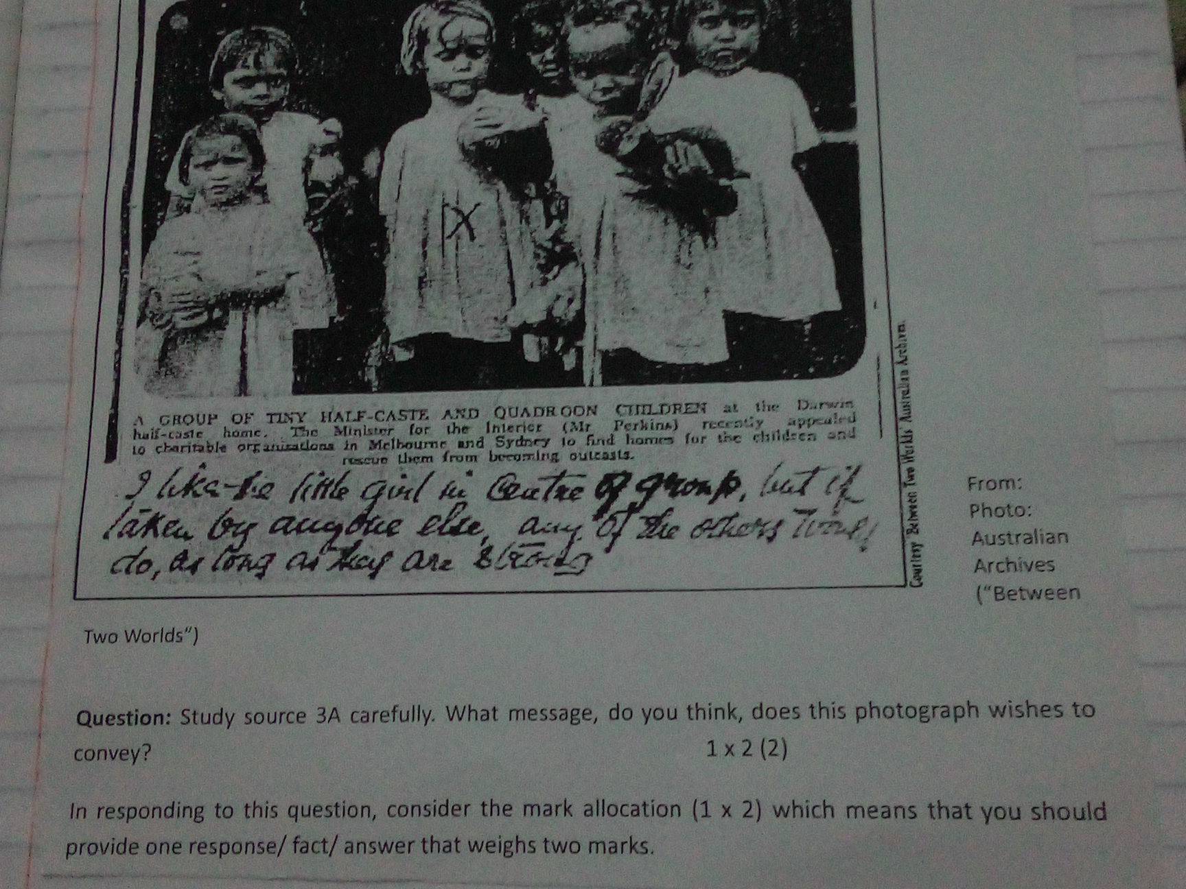 Question: Study source 3A carefully. What | StudyX