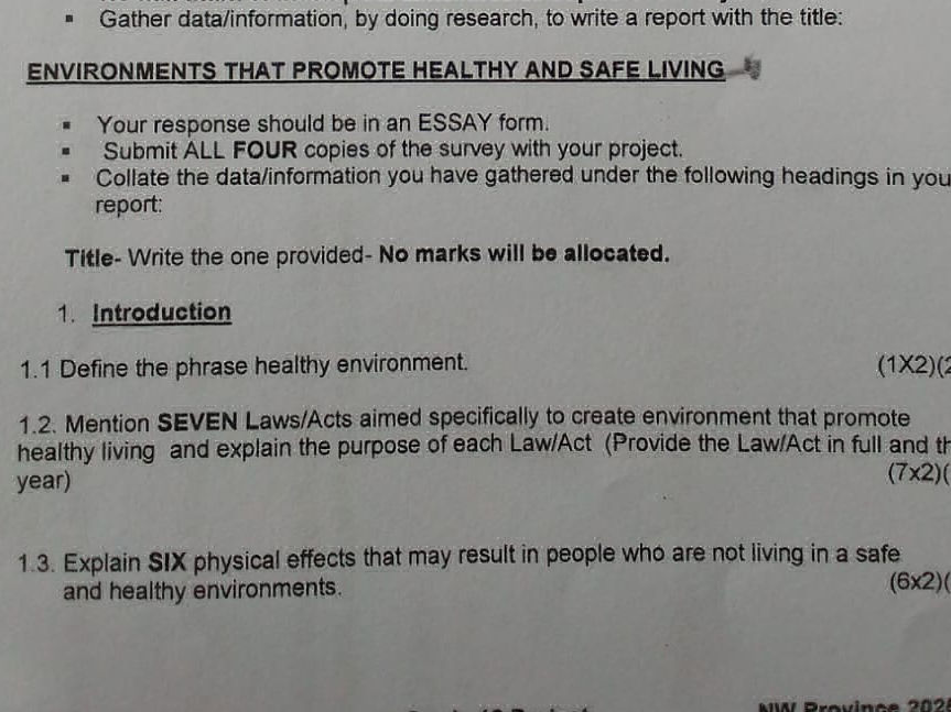 Gather data/information, by doing research, | StudyX