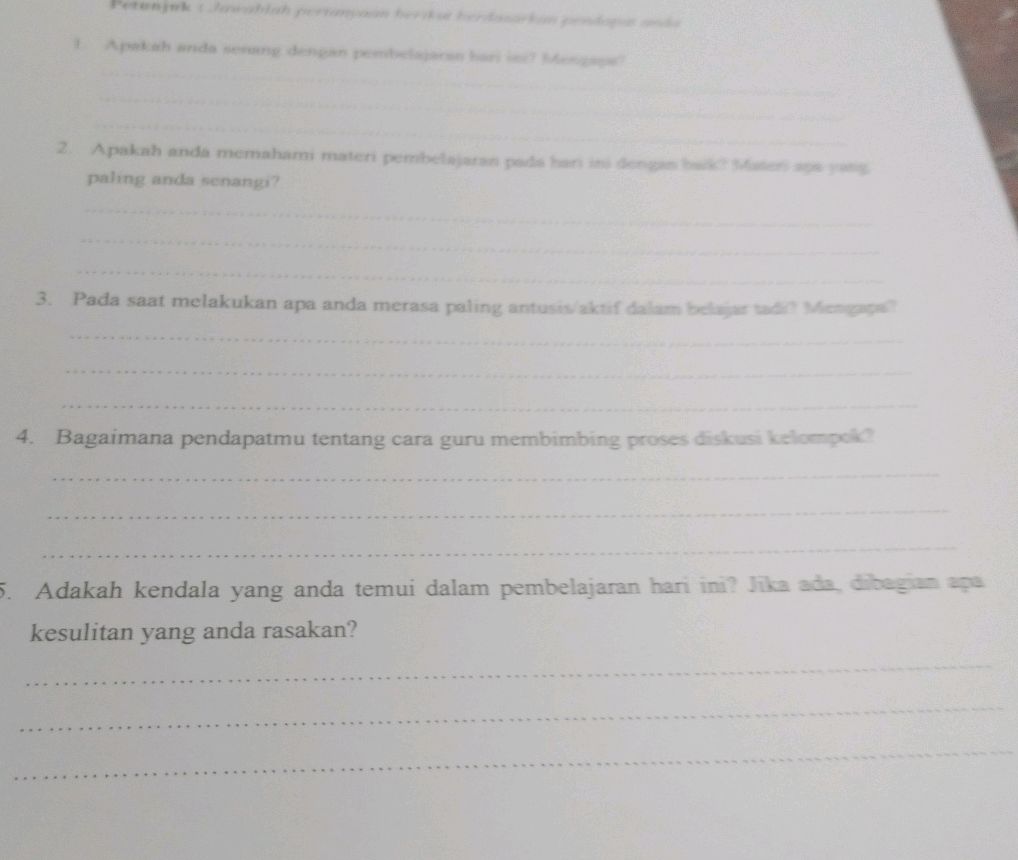1. Apakah anda senang dengan pembelajaran | StudyX