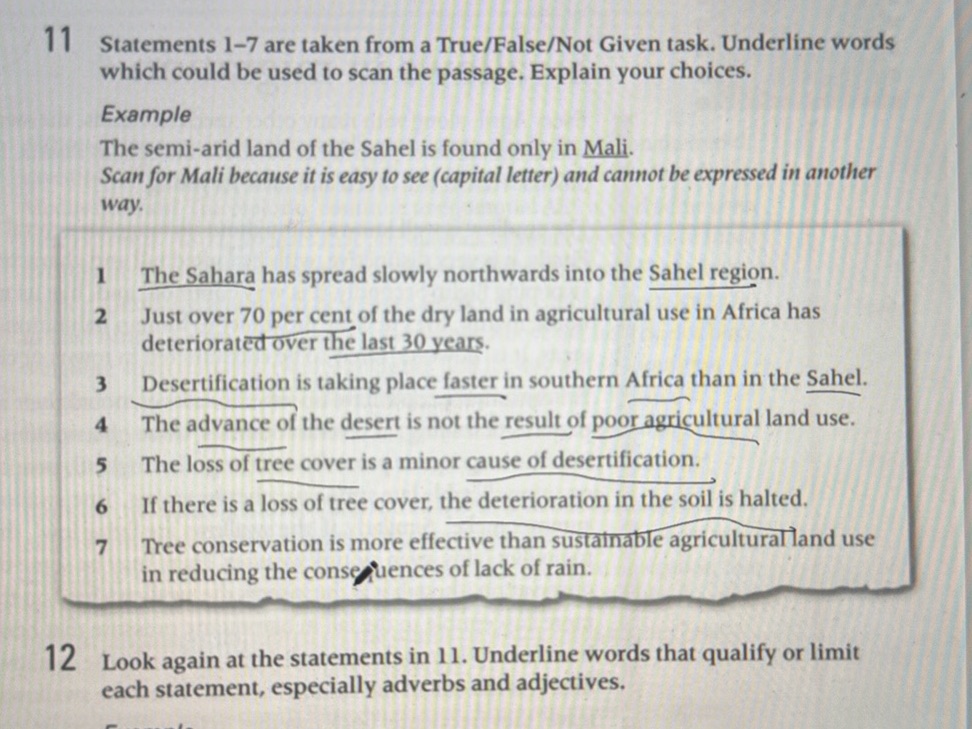 11 Statements 1-7 are taken from a | StudyX