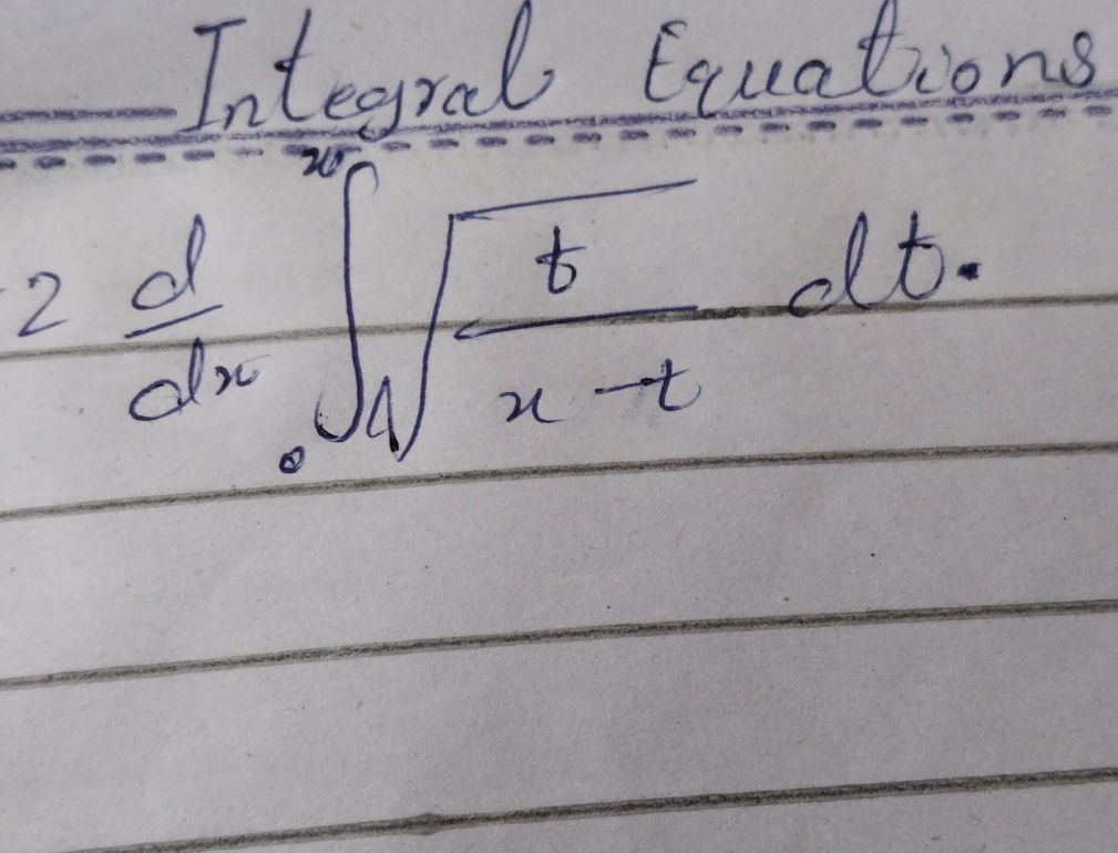 Derivative of Integral with Square Root | StudyX