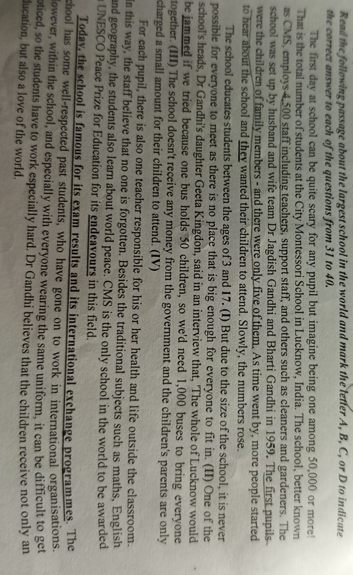 Read the following passage about the largest | StudyX