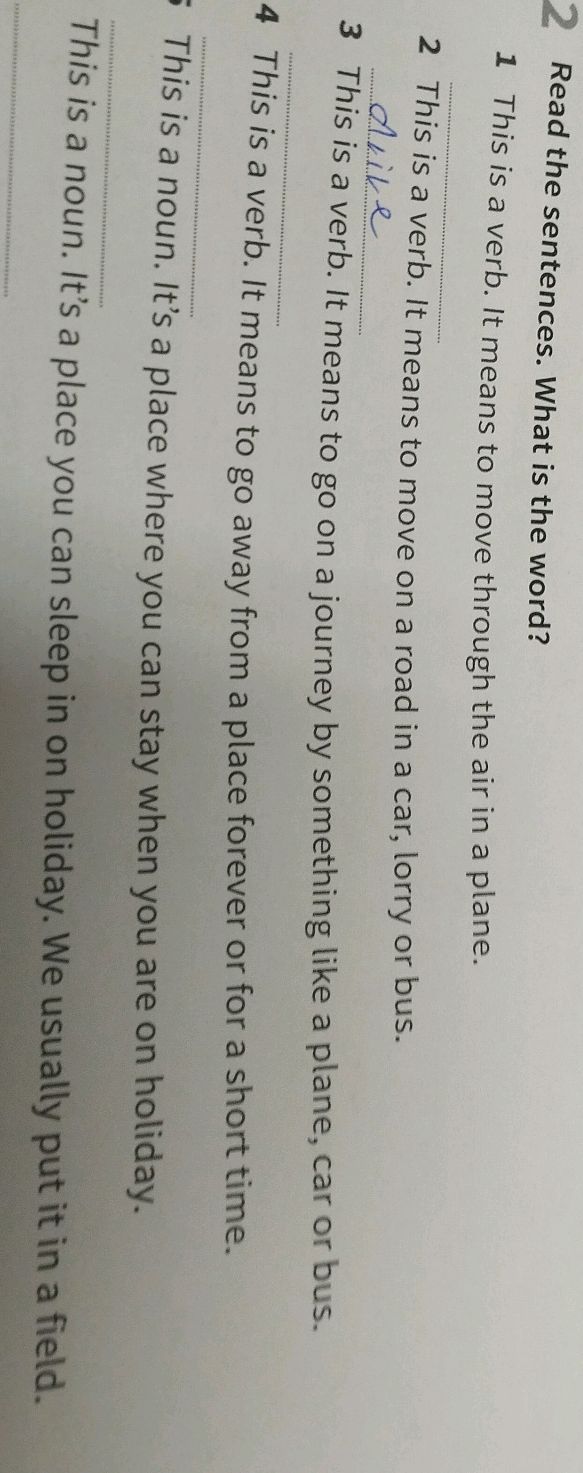 2 Read the sentences. What is the word? 1 | StudyX