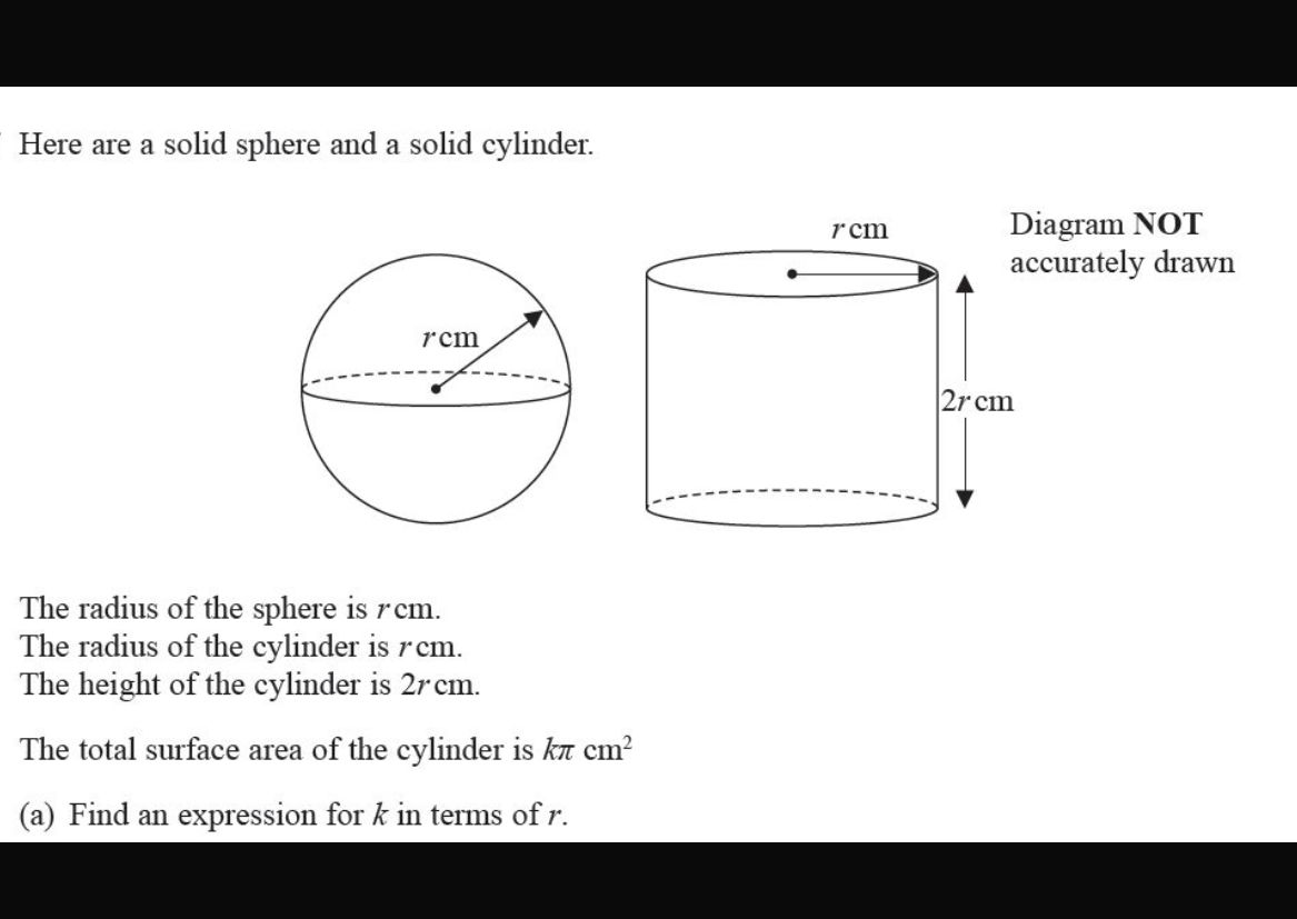 Here are a solid sphere and a solid | StudyX