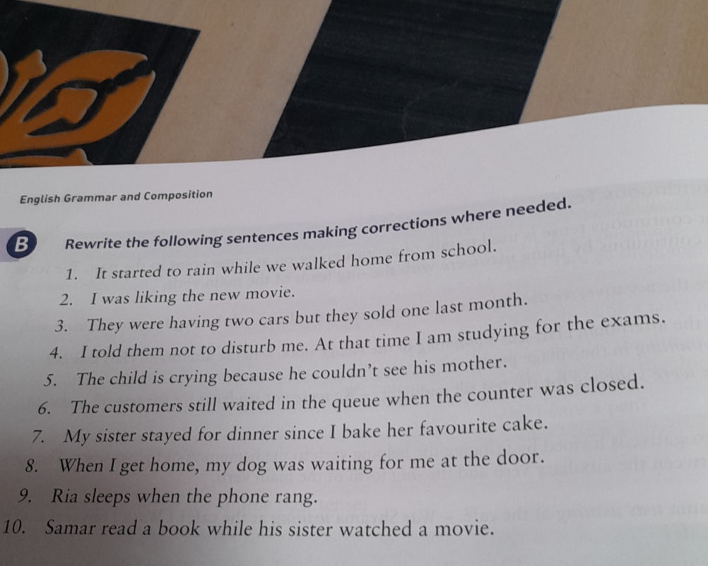 Rewrite the following sentences making | StudyX