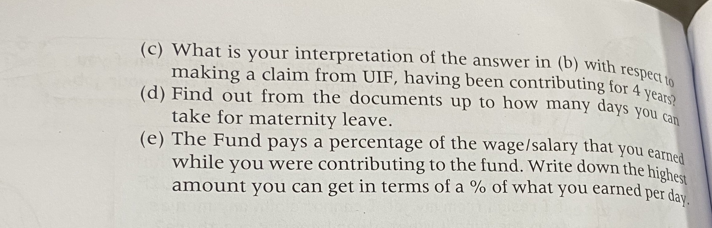 (c) What is your interpretation of the | StudyX