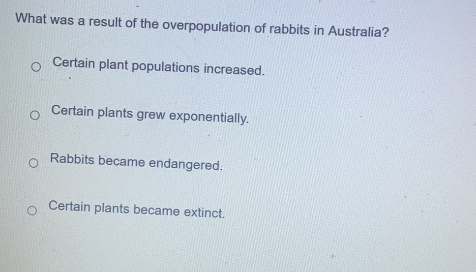 What was a result of the overpopulation of | StudyX