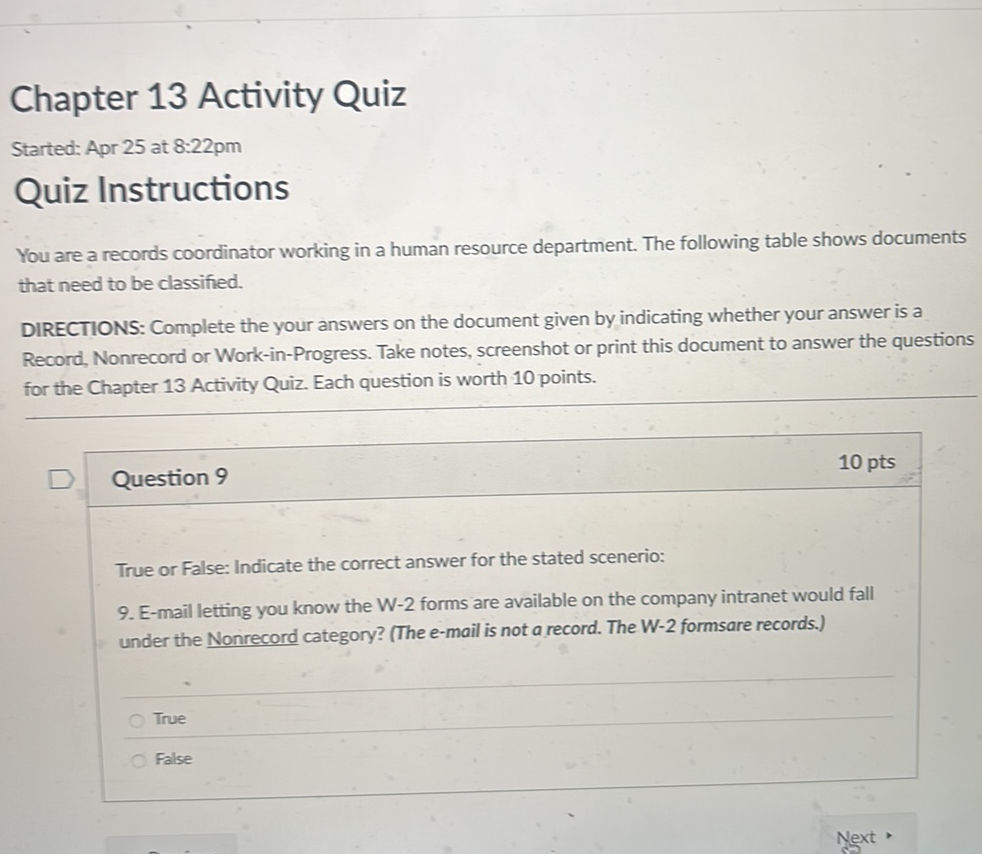 True or False: Indicate the correct answer | StudyX