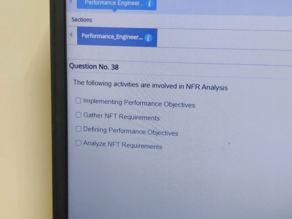 Question No. 38 The following activities | StudyX