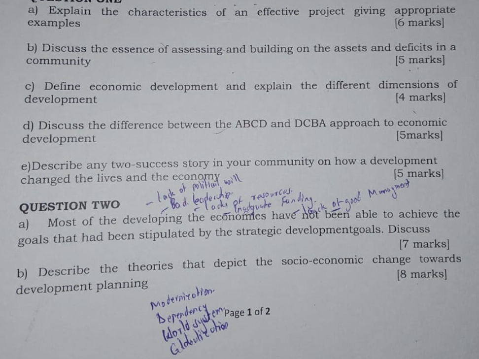 a) Explain the characteristics of an | StudyX