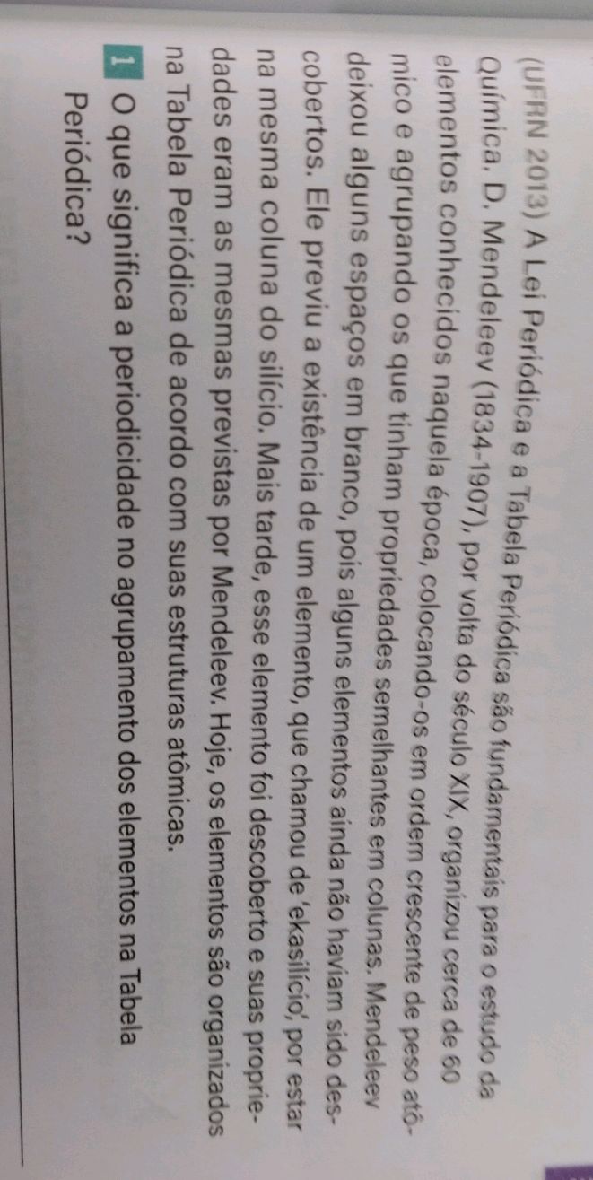 1 O que significa a periodicidade no | StudyX