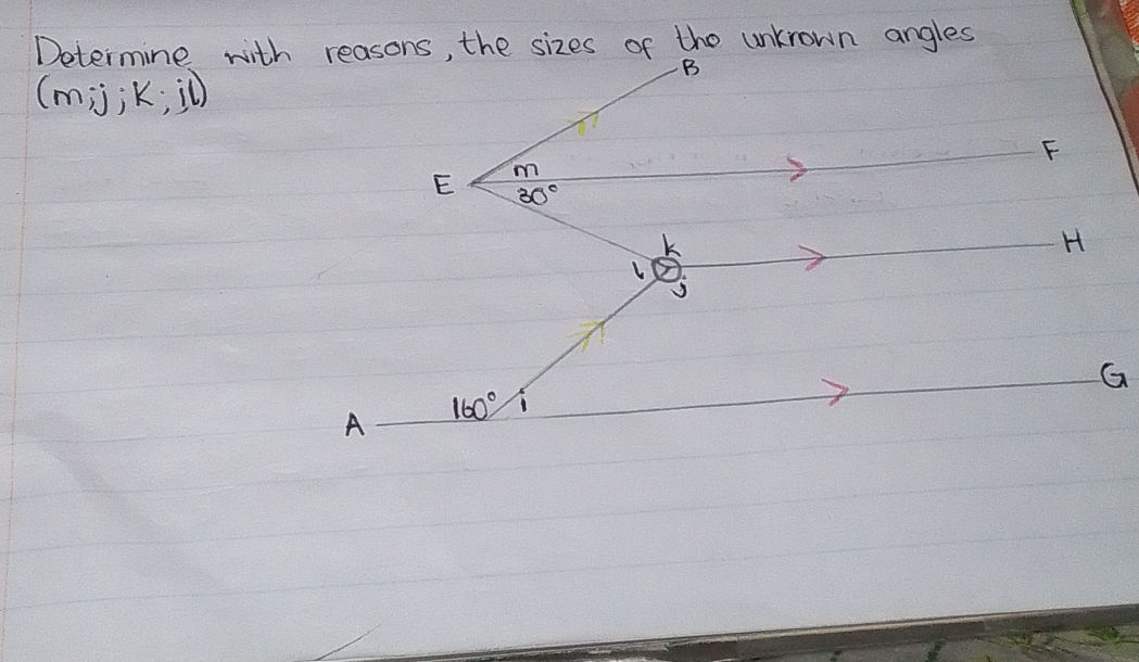 Determine with reasons, the sizes of the | StudyX