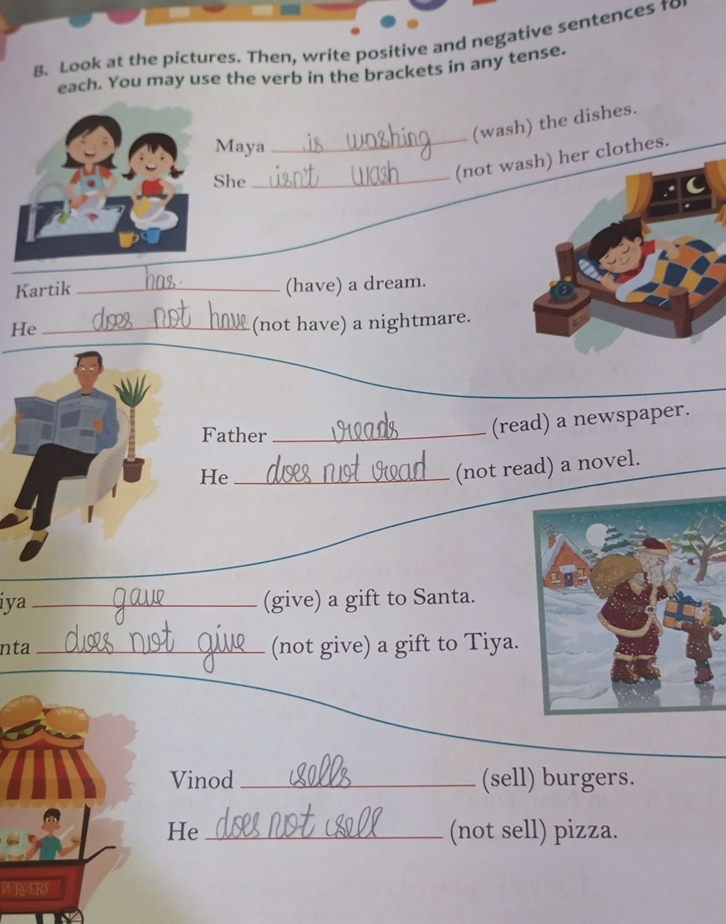 8. Look at the pictures. Then, write | StudyX