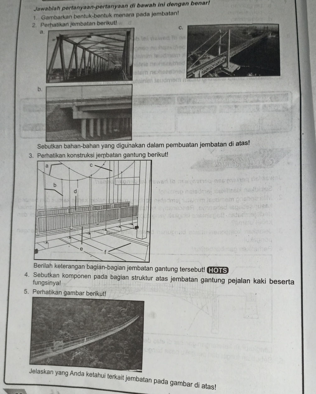 1. Gambarkan bentuk-bentuk menara pada | StudyX