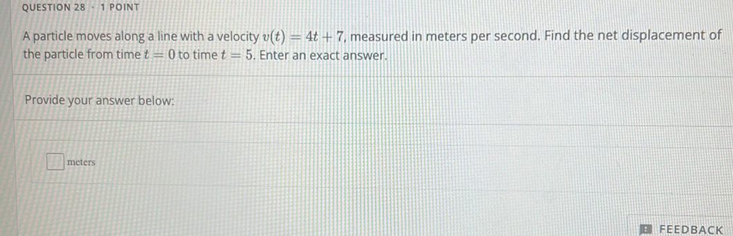 A particle moves along a line with a | StudyX