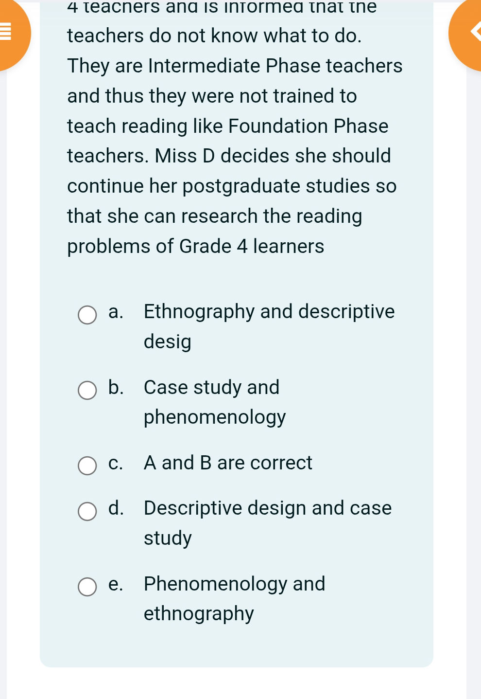 4 teacners and is inTormed τηατ τηe teachers | StudyX