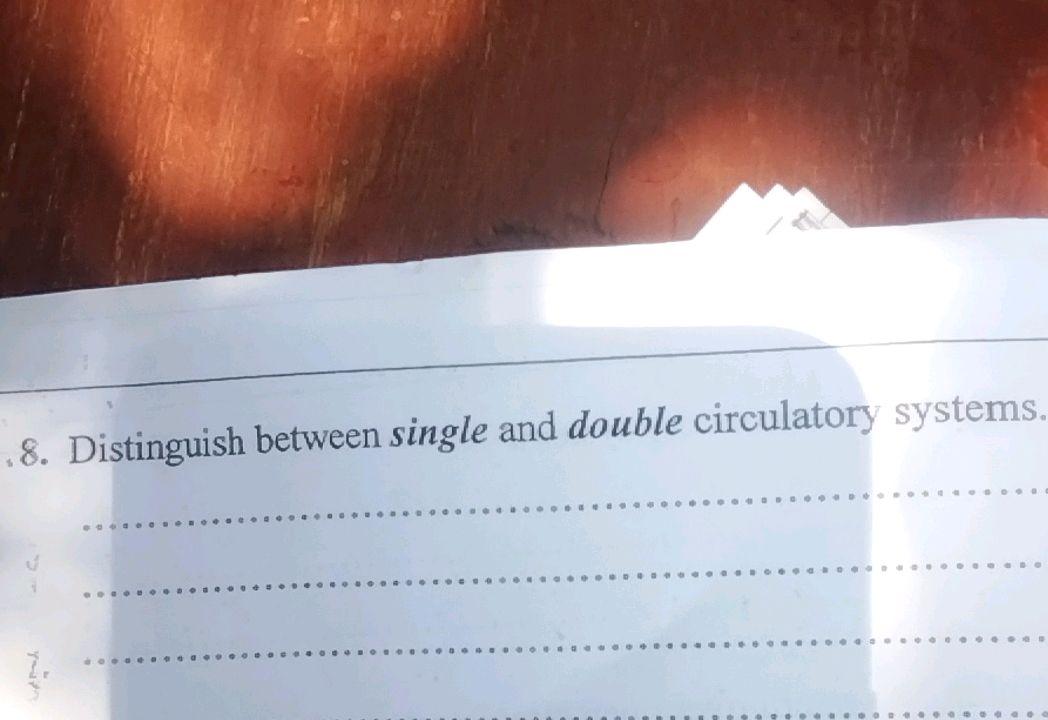 8. Distinguish between single and double | StudyX