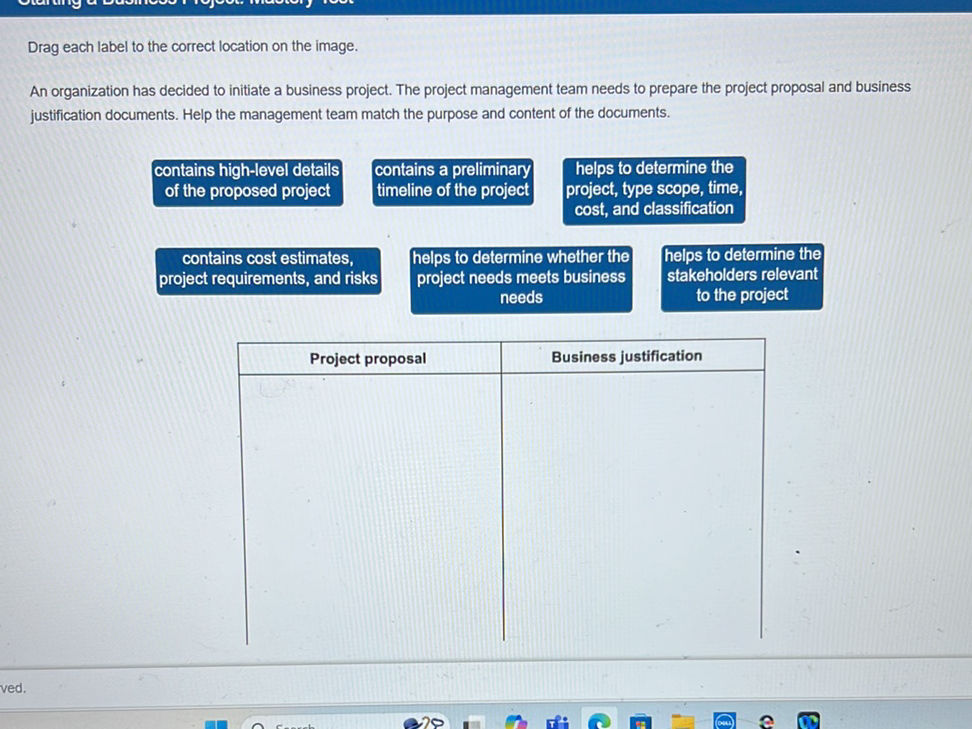 Drag each label to the correct location on | StudyX