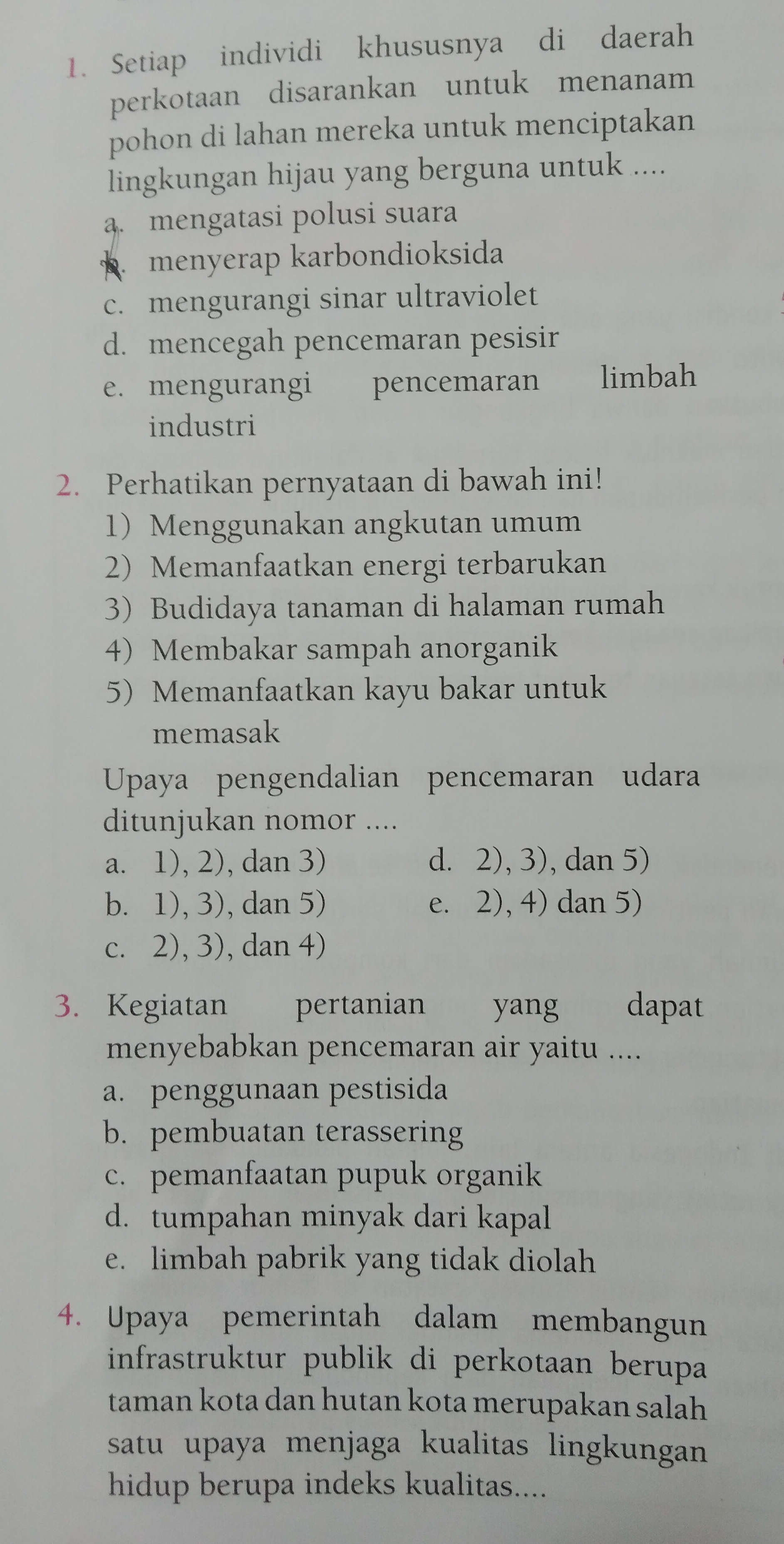 1. Setiap individi khususnya di daerah | StudyX