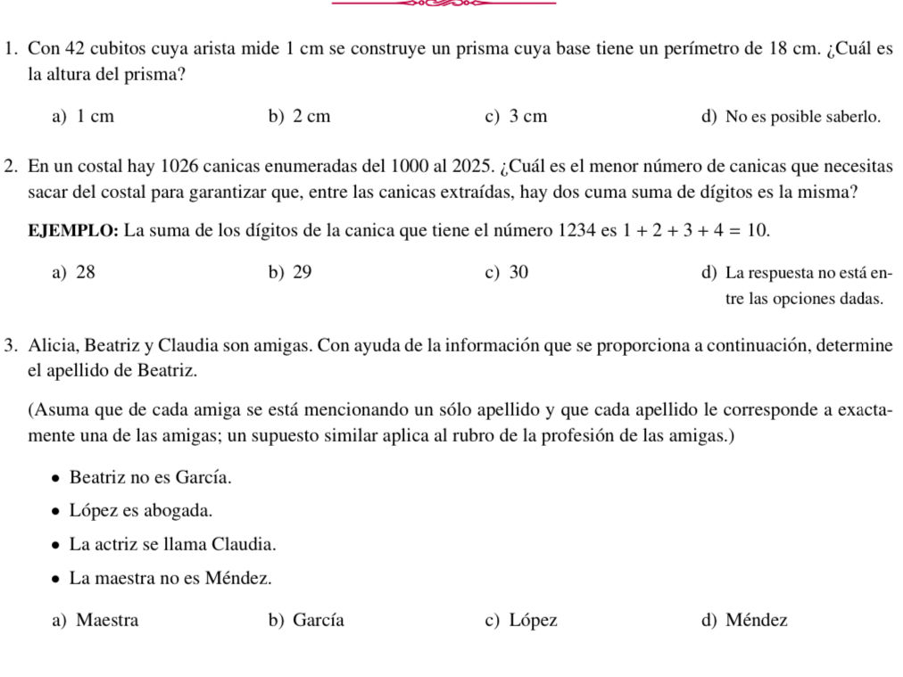 1. Con 42 cubitos cuya arista mide 1 cm se | StudyX