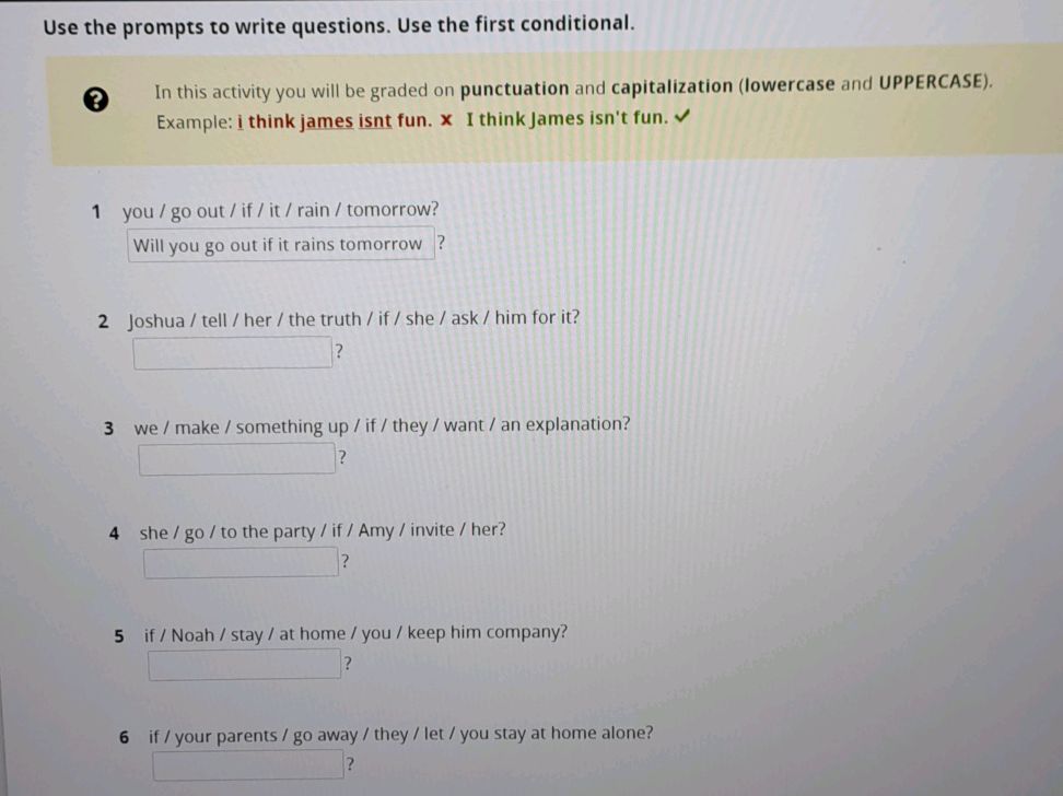 Use the prompts to write questions. Use the | StudyX