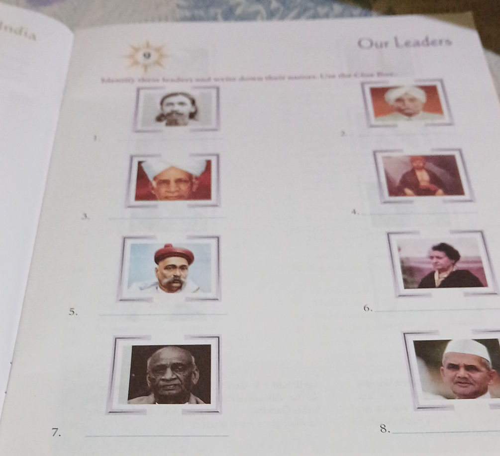 Identify these leaders and write down their | StudyX