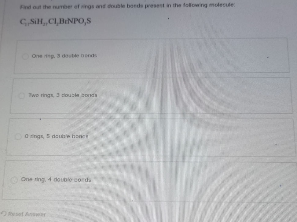 Find out the number of rings and double | StudyX