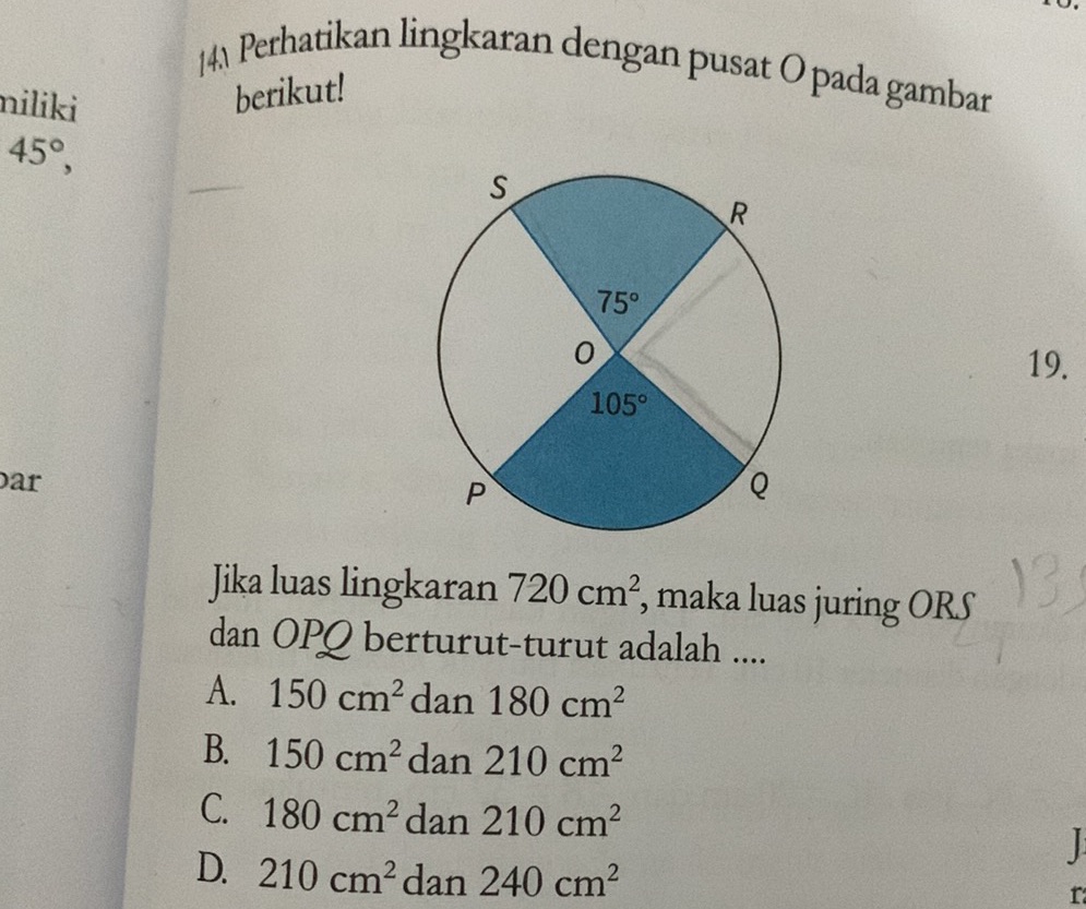 Perhatikan lingkaran dengan pusat O pada | StudyX