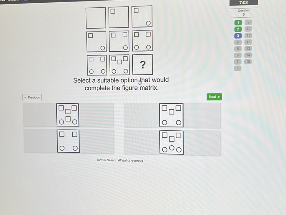 Select a suitable option that would complete | StudyX