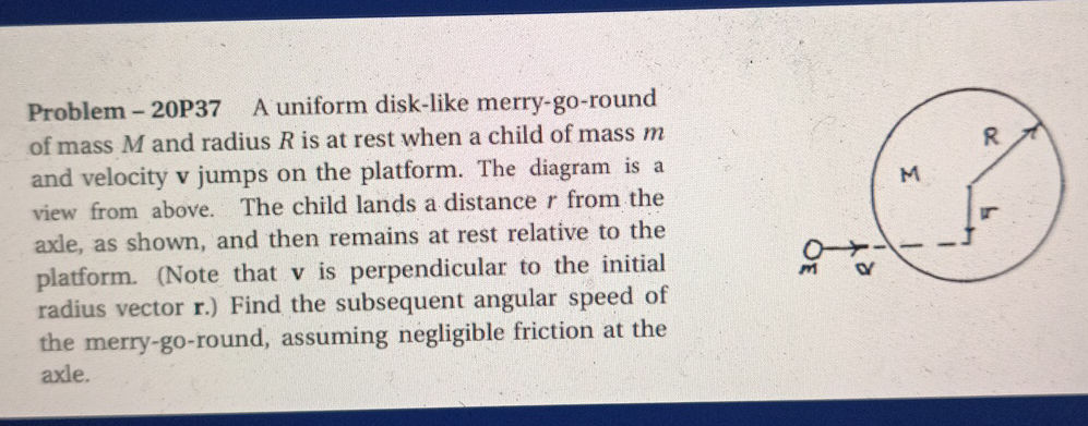 Problem - 20P37 A uniform disk-like | StudyX