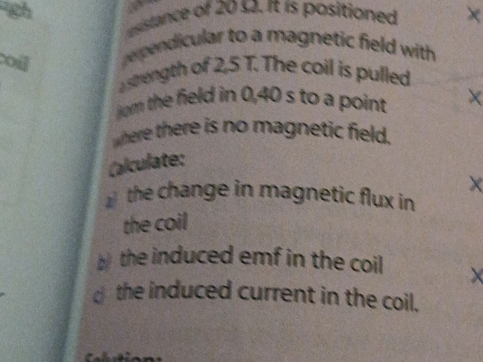 Calculate: a) the change in magnetic flux | StudyX