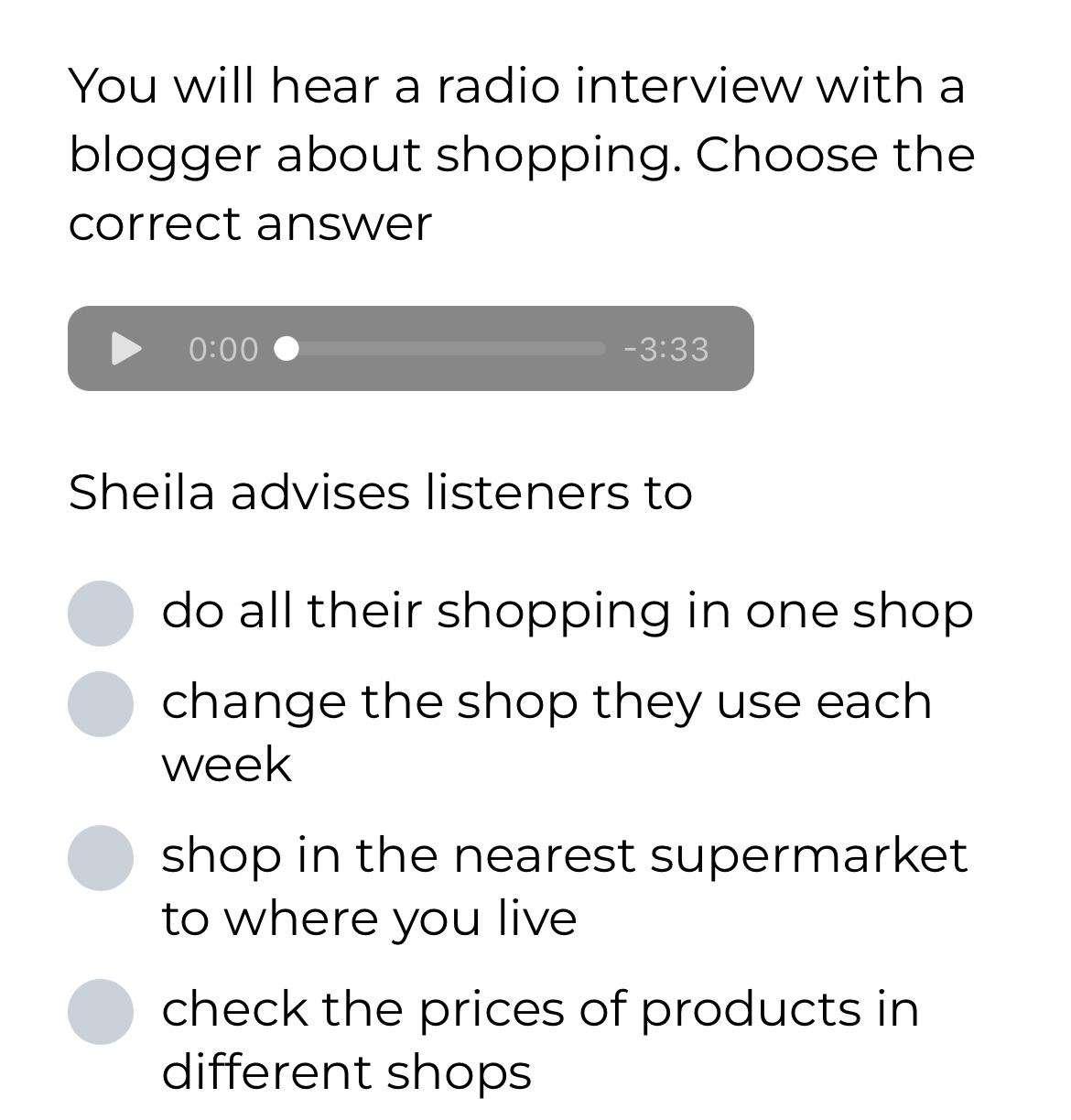 You will hear a radio interview with a | StudyX