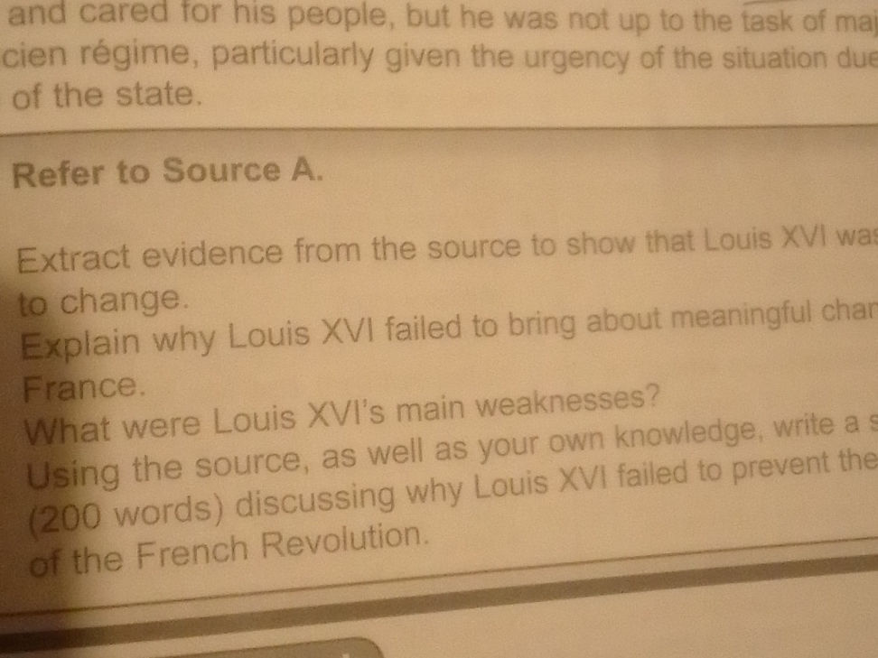 Refer to Source A. Extract evidence from | StudyX