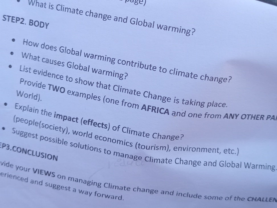 What is Climate change and Global warming? | StudyX