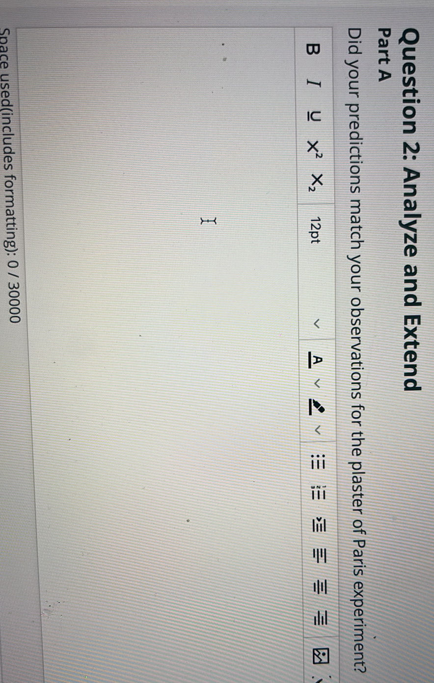 Question 2: Analyze and Extend Part A Did | StudyX