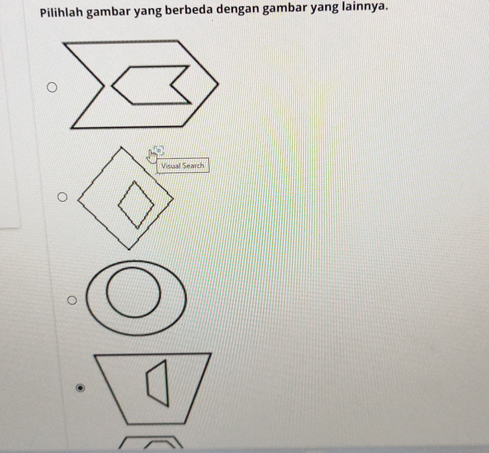 Pilihlah gambar yang berbeda dengan gambar | StudyX