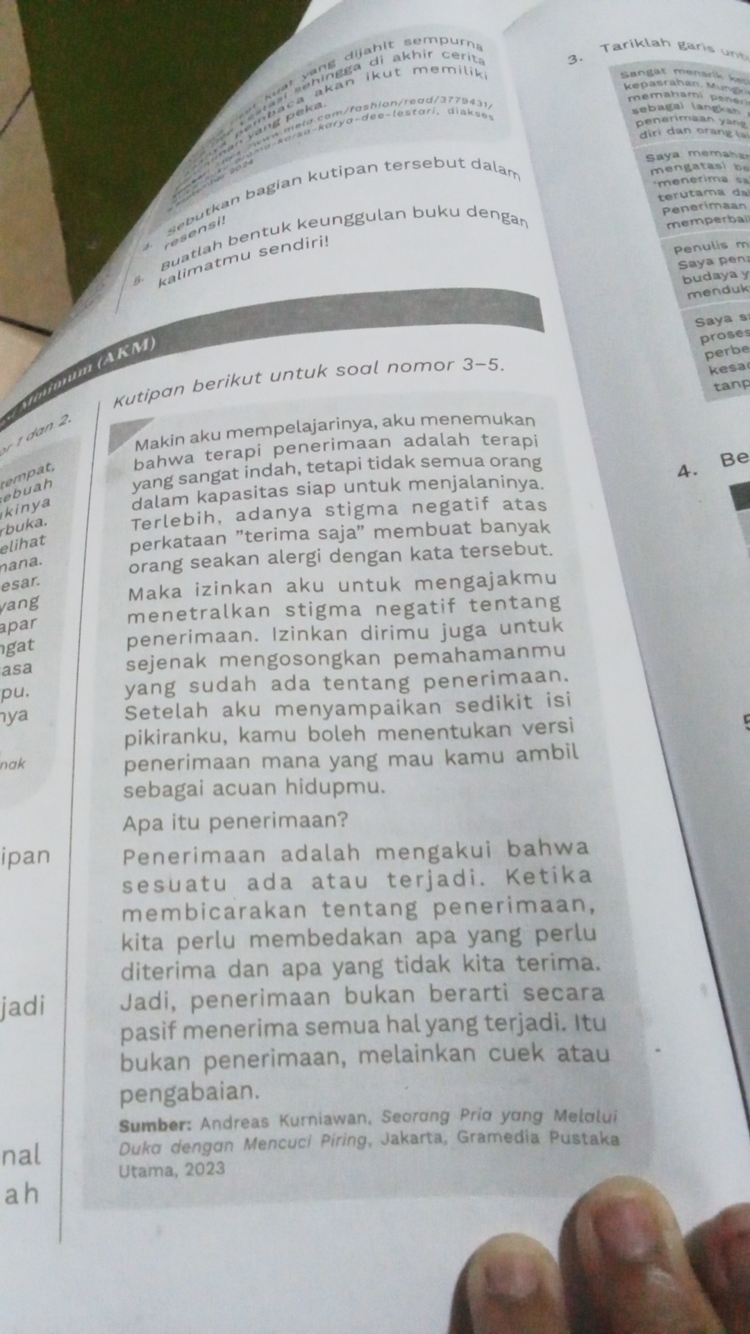 5. Buatlah simpulan yang sesuai dengan | StudyX