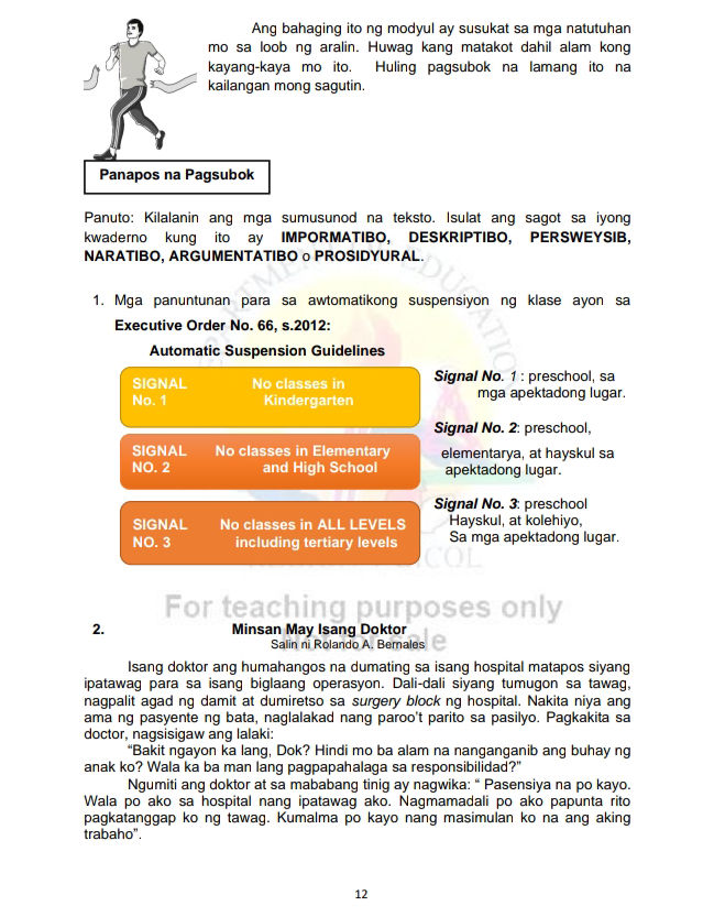 Panuto: Kilalanin ang mga sumusunod na | StudyX