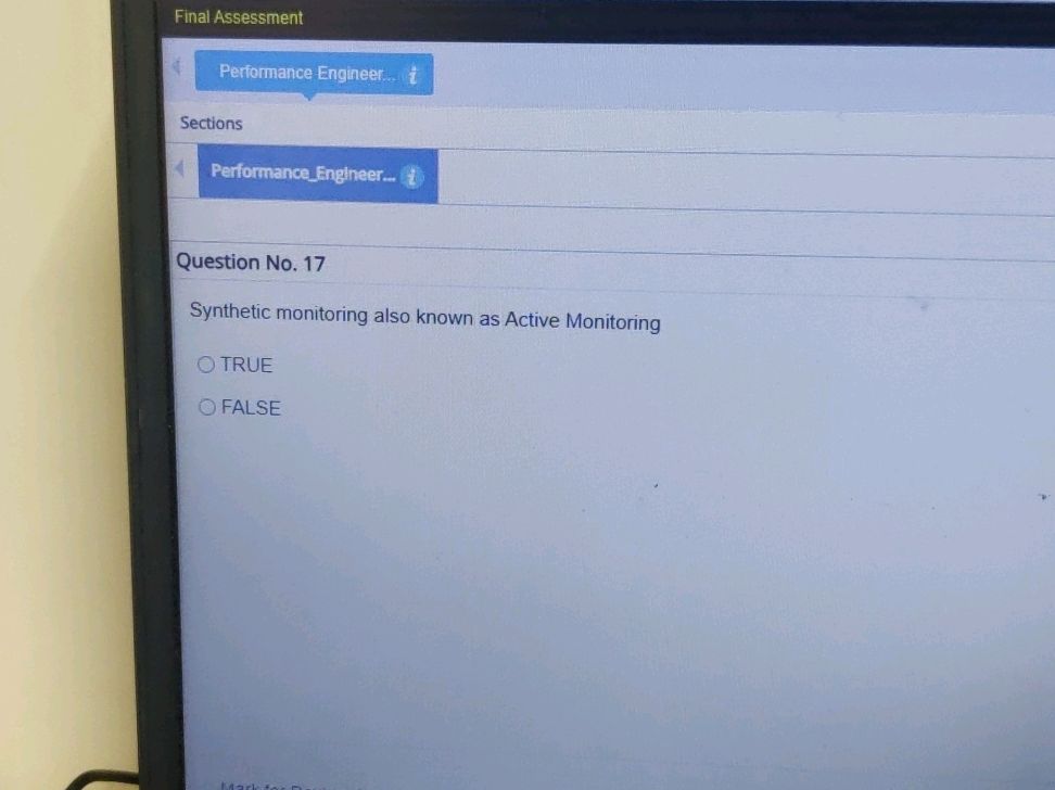 Synthetic monitoring also known as Active | StudyX