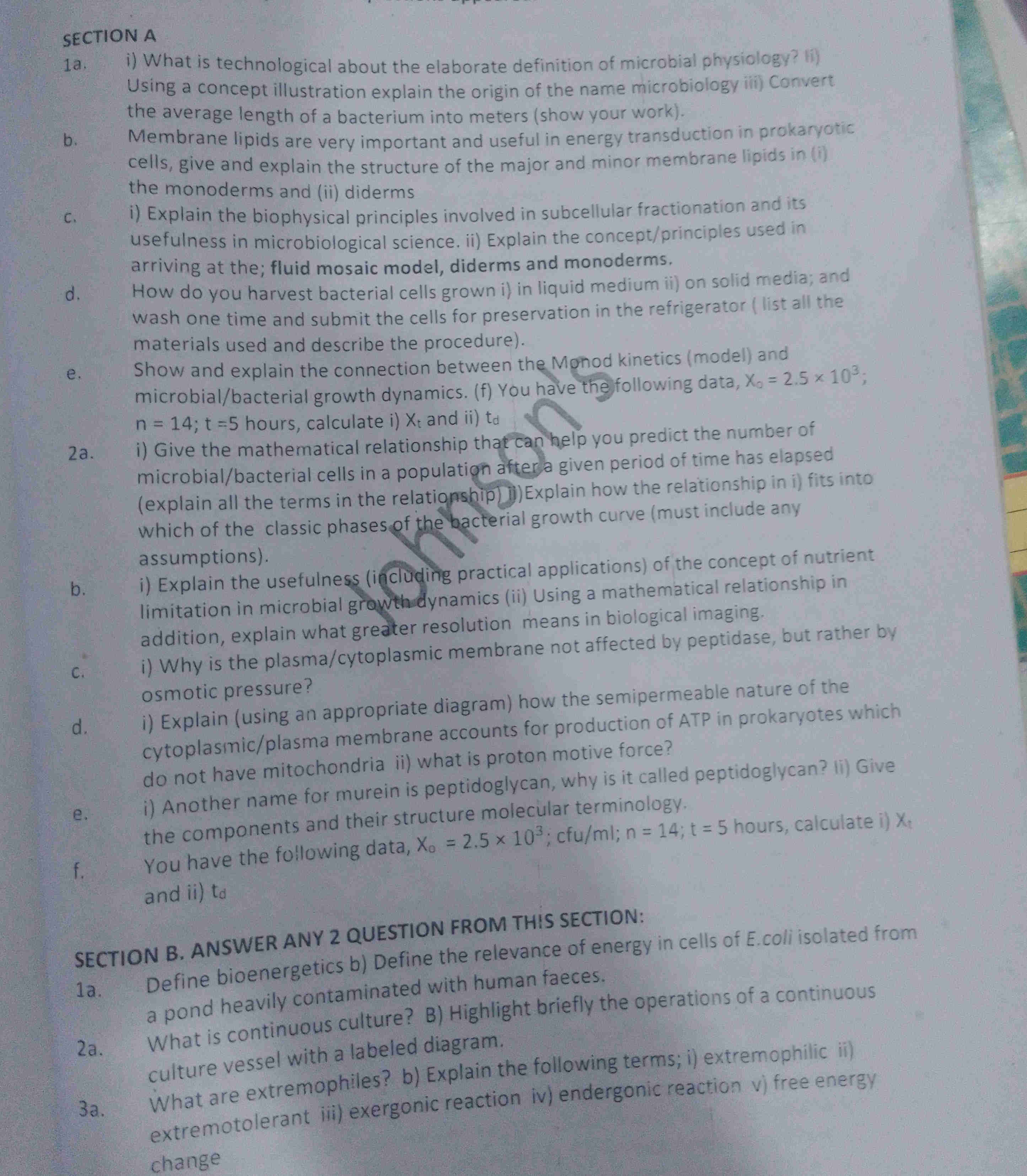 SECTION A 1a. i) What is technological | StudyX