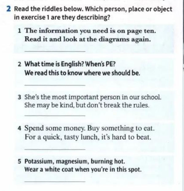 2 Read the riddles below. Which person, | StudyX