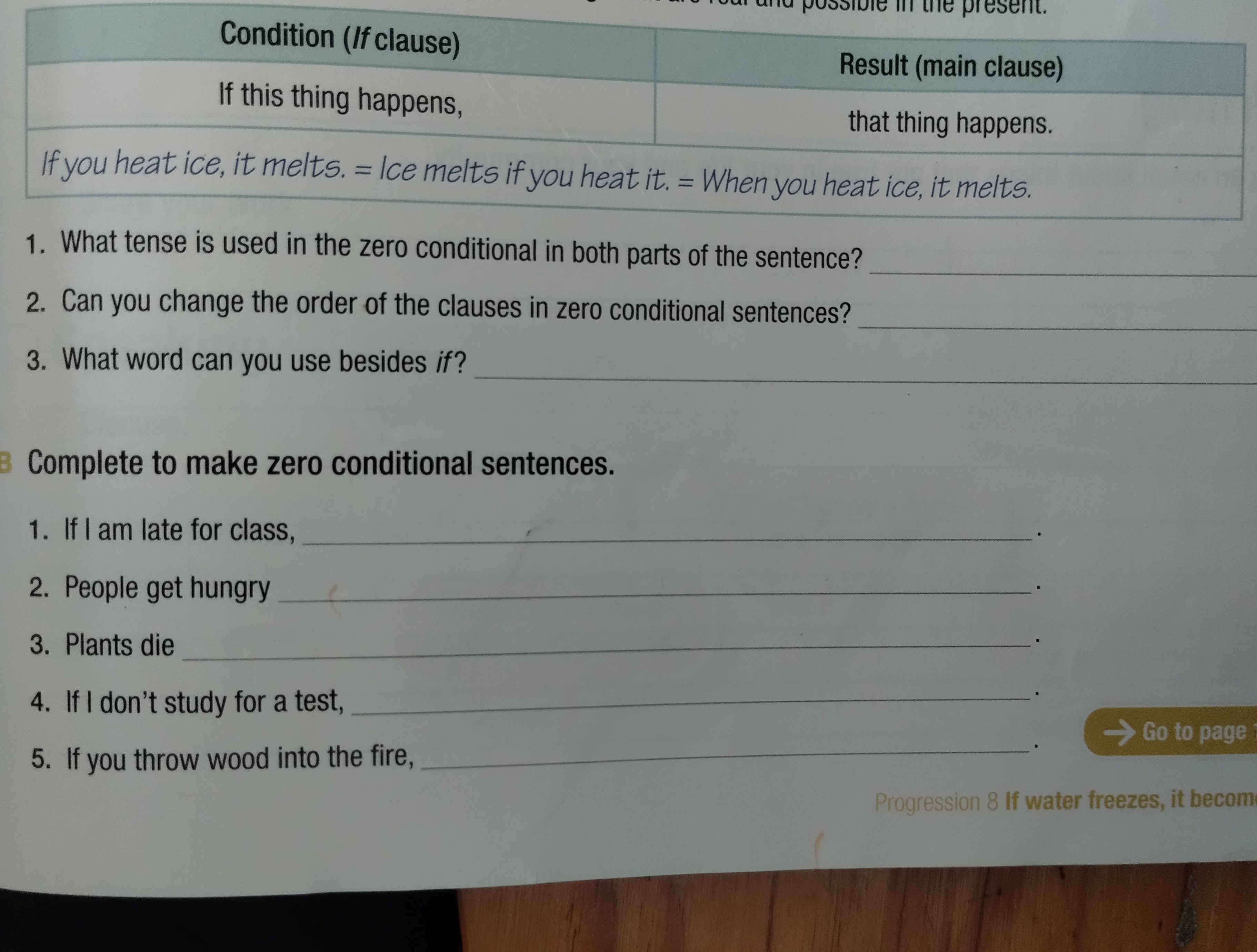1. What tense is used in the zero | StudyX