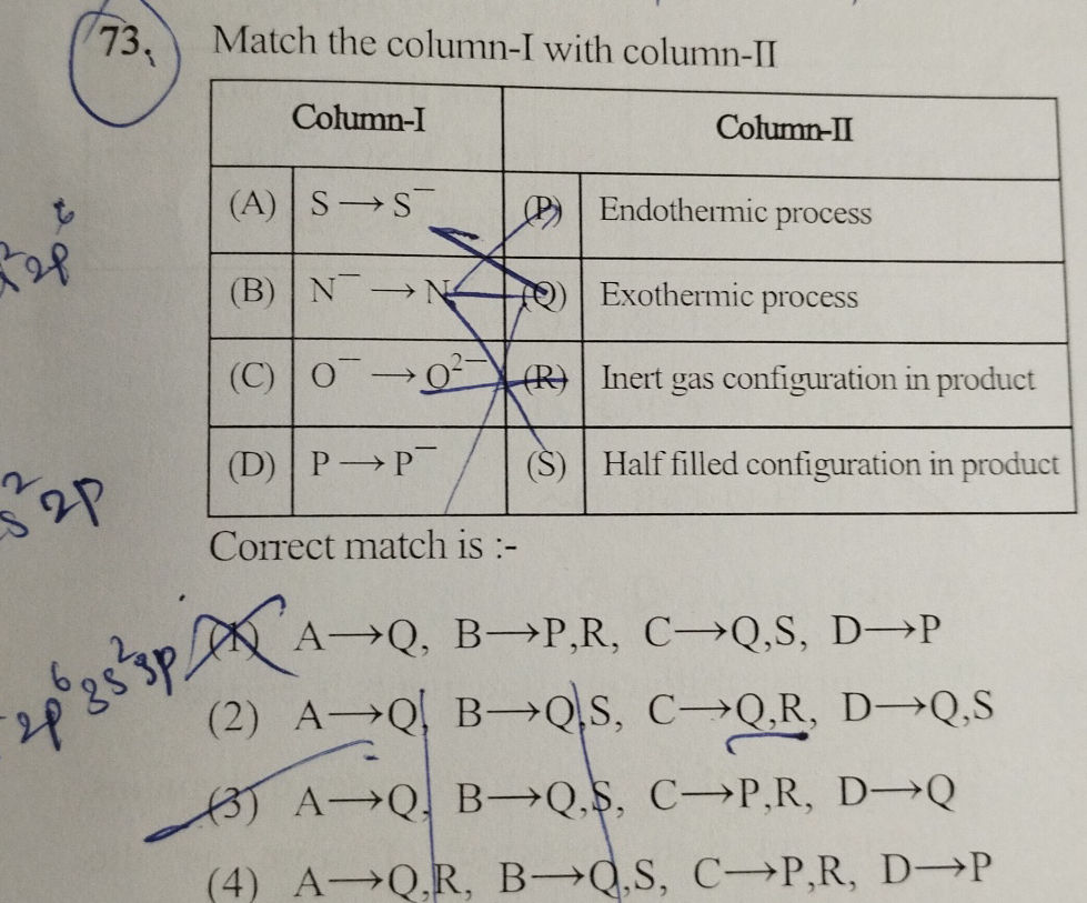 Match the column-I with column-II | | StudyX